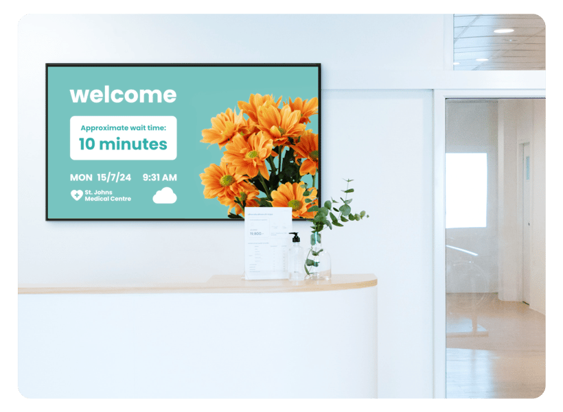 digital signage for smarter healthcare